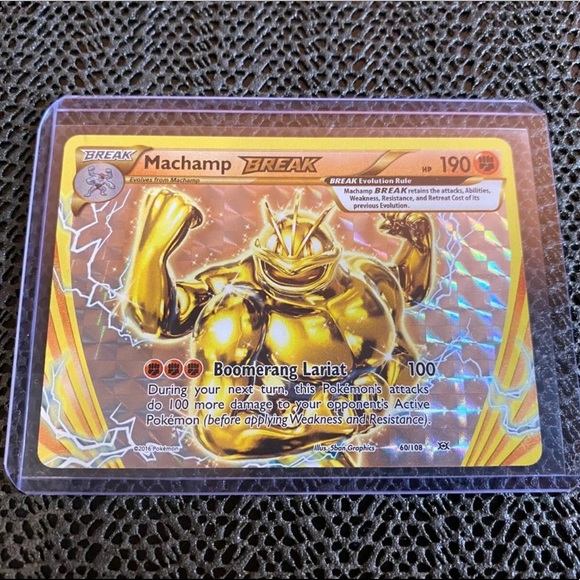 Pokemon | Toys | Machamp Break 608 Pokemon Card Foil Holo | Poshmark